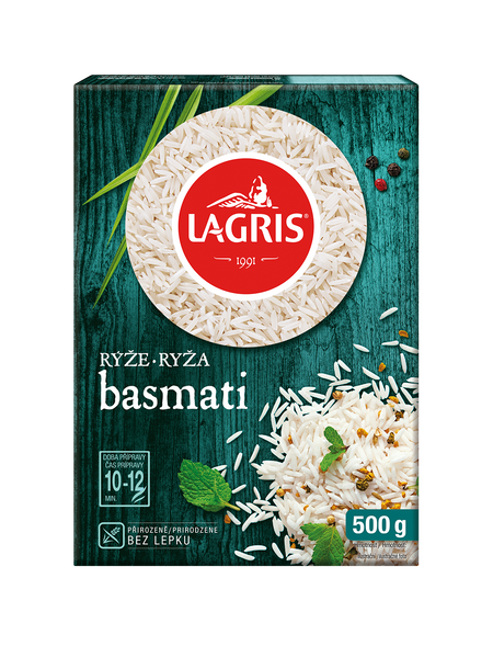 LAGRIS Ryža Basmati 500g/ 11 | www.merkfoog.org | Distribútor ...