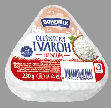 MORAVIA Olešnický tvaroh premium 230g/ 16 | www.merkfoog.org ...